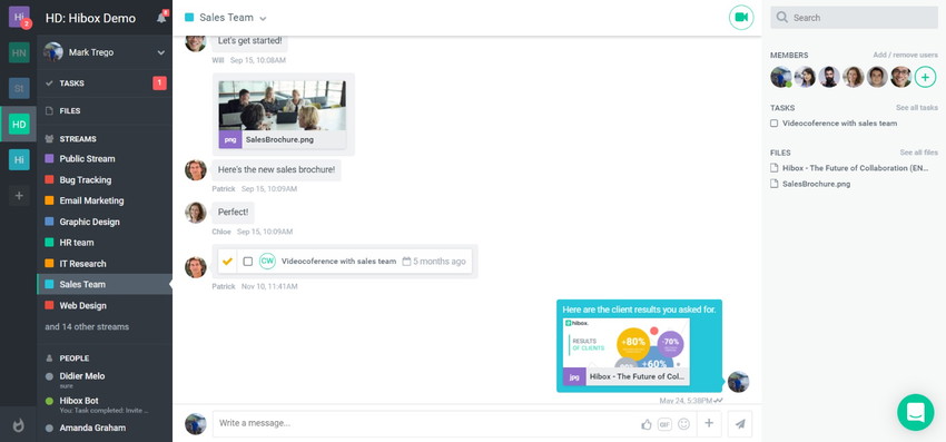Hibox - Chat with your team and manage tasks | AppSumo