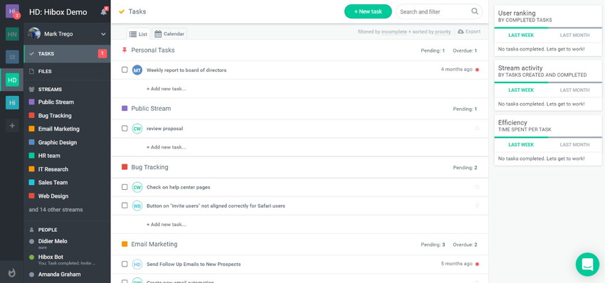 Hibox - Chat with your team and manage tasks | AppSumo