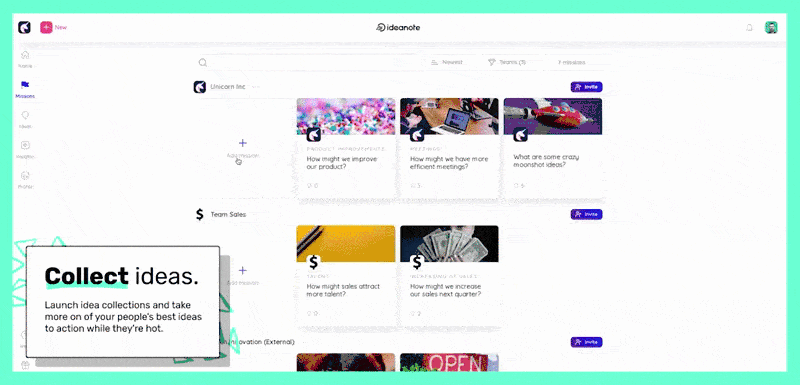 Ideanote - Collect and prioritize the right ideas | AppSumo