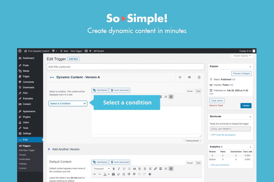 If-So - Plus exclusive - Display dynamic content to users | AppSumo