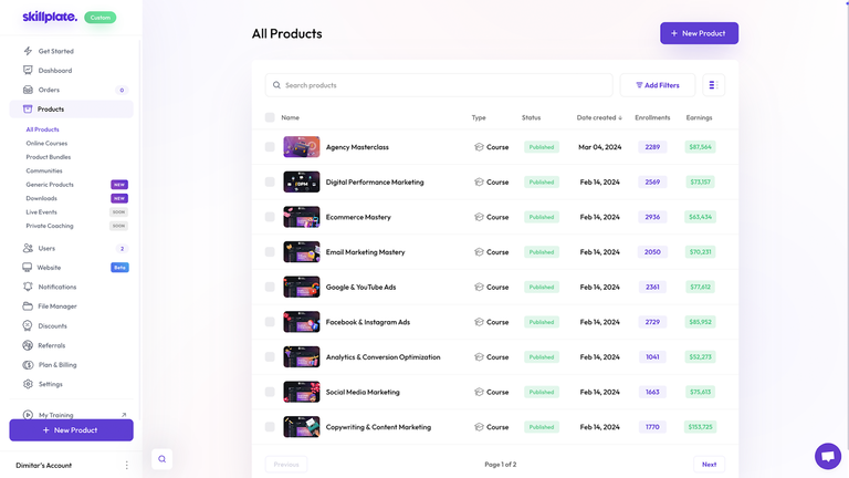 Skillplate - Create and sell digital products | AppSumo