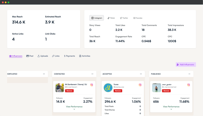 impulze.ai - Launch influencer marketing campaigns | AppSumo