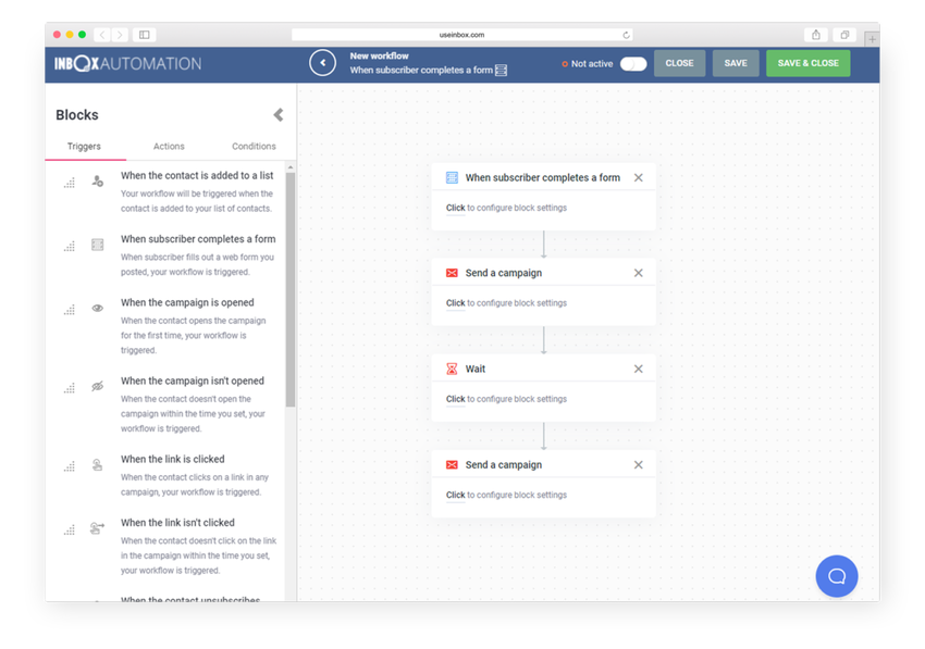 INBOX - Automate email campaigns across brands | AppSumo