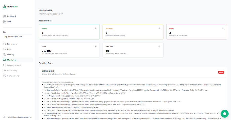 Indexguru - Automatically index new webpages | AppSumo