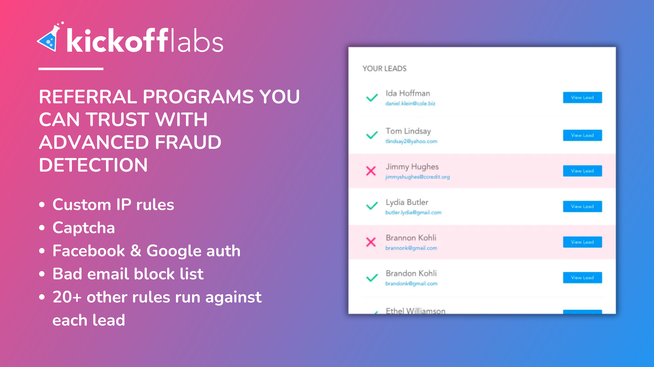 KickoffLabs - Run giveaways and referral programs | AppSumo