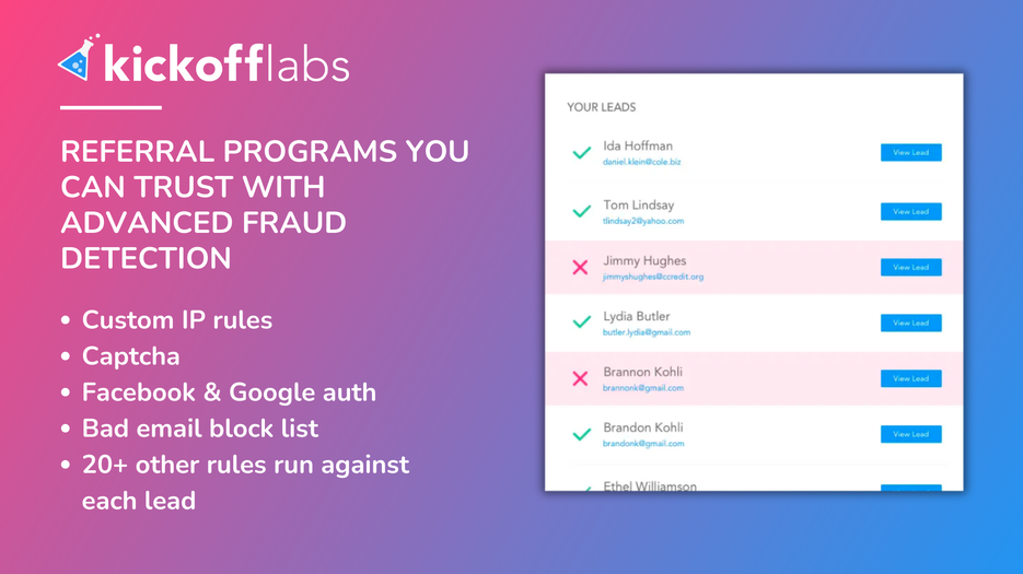 KickoffLabs - Run giveaways and referral programs | AppSumo
