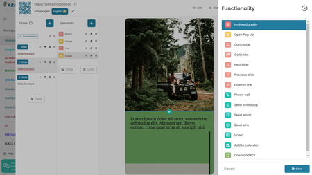 Kites - Plus exclusive - Build interactive no-code microsites | AppSumo