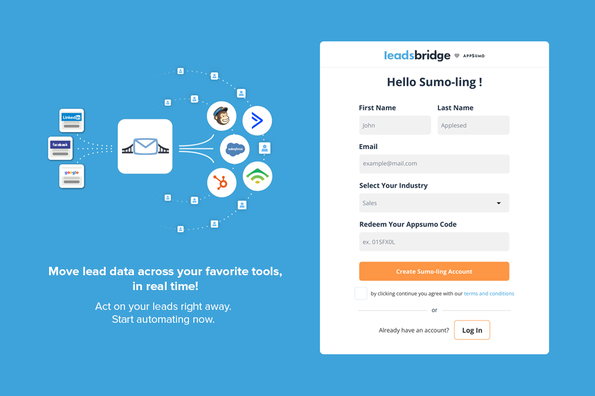 LeadsBridge - Upload leads across marketing tools | AppSumo