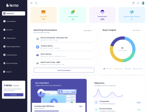 Lerno - Record sales call to get AI insights | AppSumo