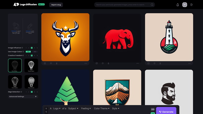Logo Diffusion - Design logos and graphics with AI | AppSumo
