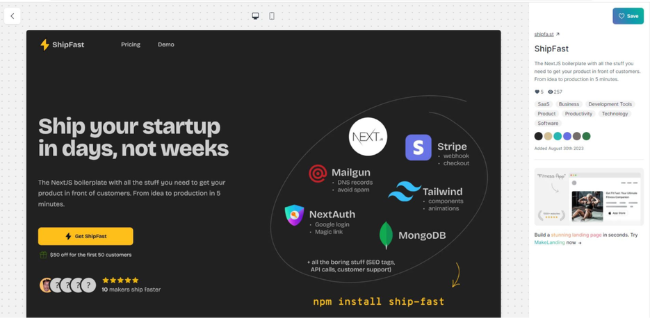 MakeLanding - Generate landing pages with AI | AppSumo