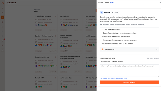Mazaal AI - Automate workflows with AI agents | AppSumo