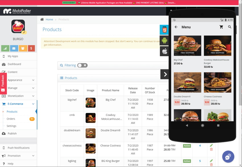 Mobiroller - Build mobile apps without any coding | AppSumo