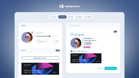 MySignature - Generate custom email signatures | AppSumo