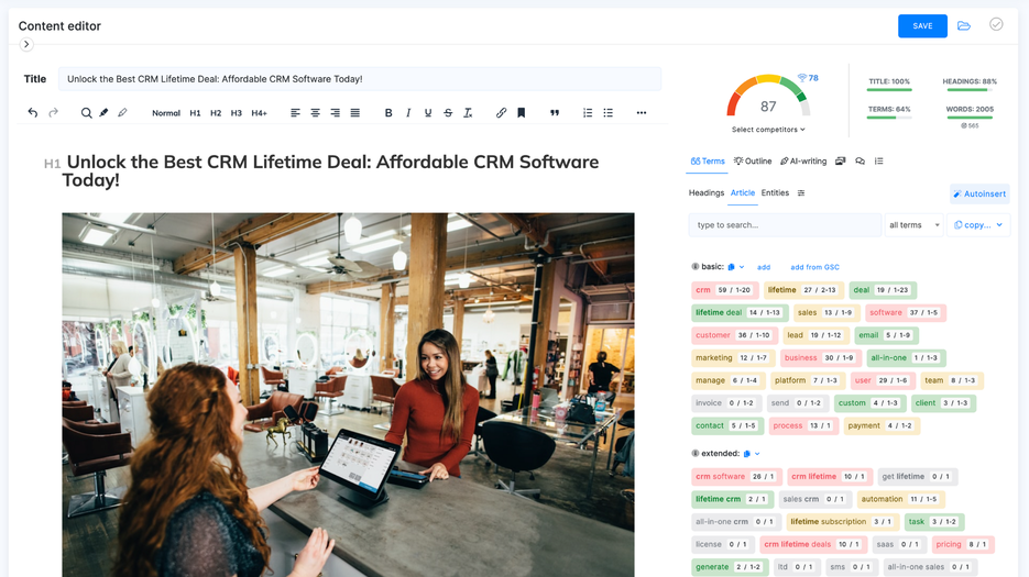 NeuronWriter - Write SEO-optimized content | AppSumo