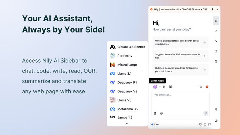 Nily AI - Streamline workflows with 20+ AI models | AppSumo