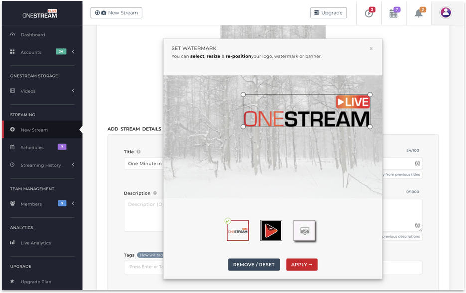 OneStream Live - Livestream prerecorded videos | AppSumo