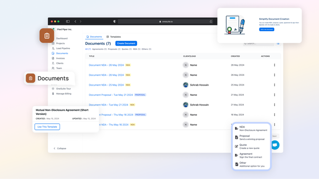 OneSuite - Manage projects, clients, and invoices | AppSumo