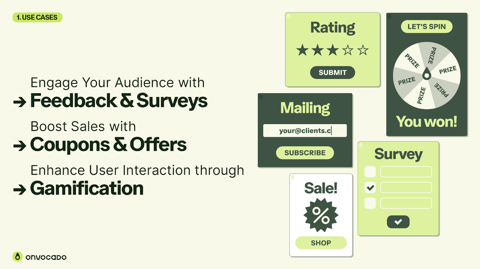 Onvocado - No-code pop-ups to boost engagement | AppSumo