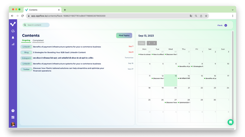 Oppflow - Manage content marketing with one tool | AppSumo