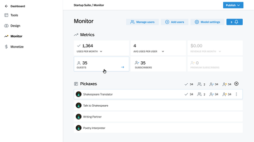 Pickaxe - Build, deploy, and monetize AI tools | AppSumo