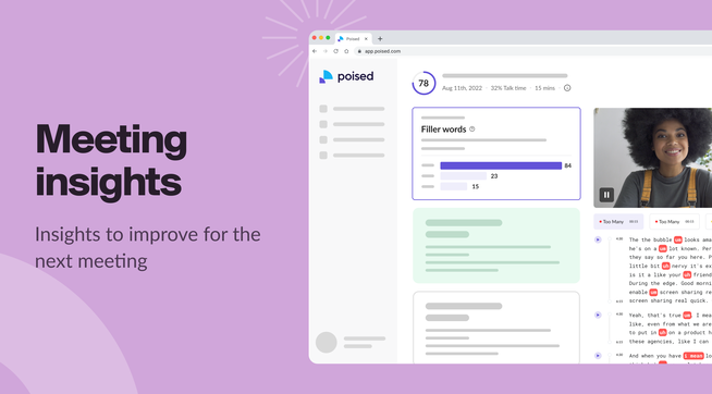 Poised - AI-powered speech coaching | AppSumo