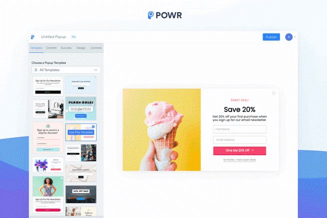 POWR - Optimize websites to capture contact info | AppSumo