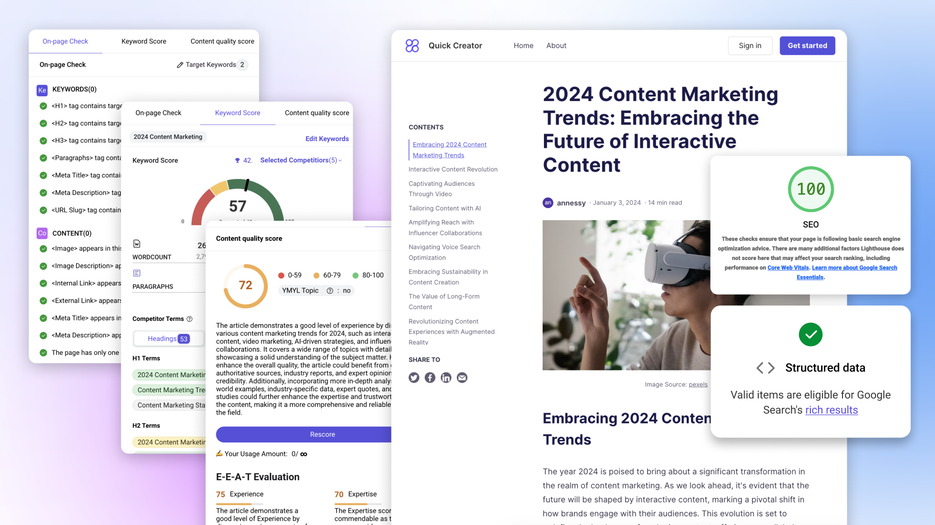 Quick Creator - Boost your blog visibility with AI | AppSumo