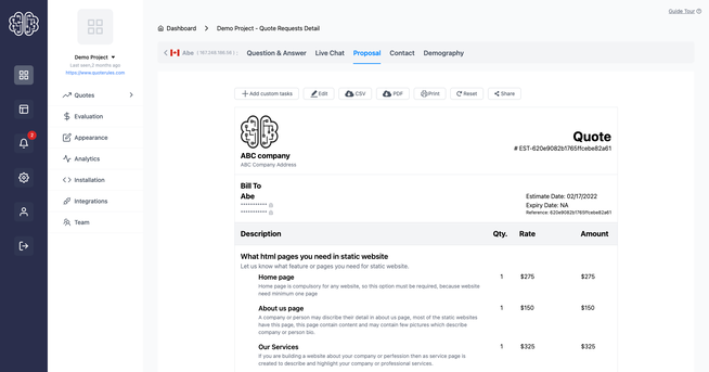 QuoteRules - Automate quotes for new leads | AppSumo