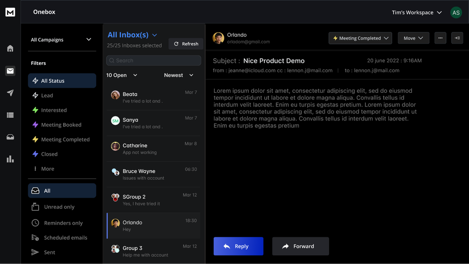 ReachInbox - Ramp up cold email outreach with AI | AppSumo