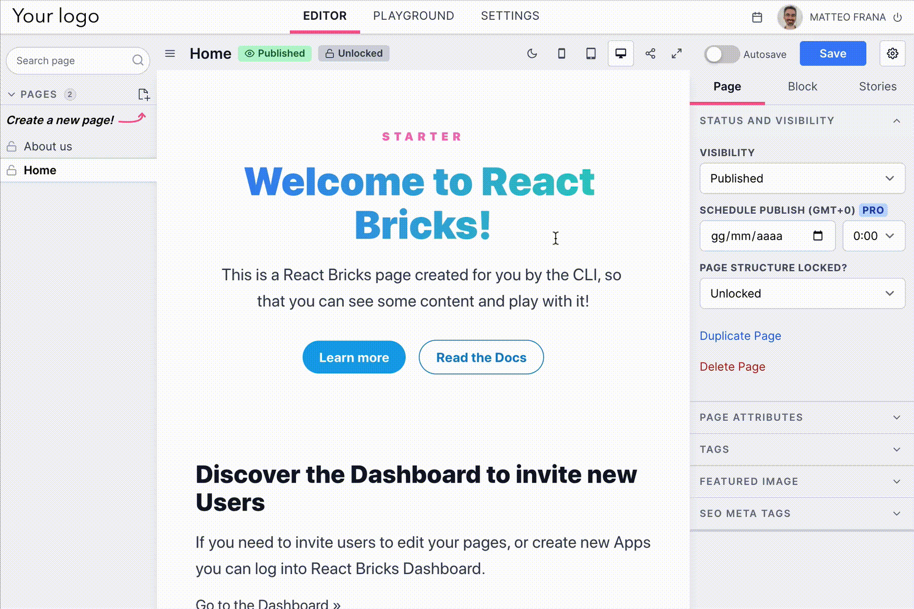 React Bricks Visual Editing Cms For React Appsumo