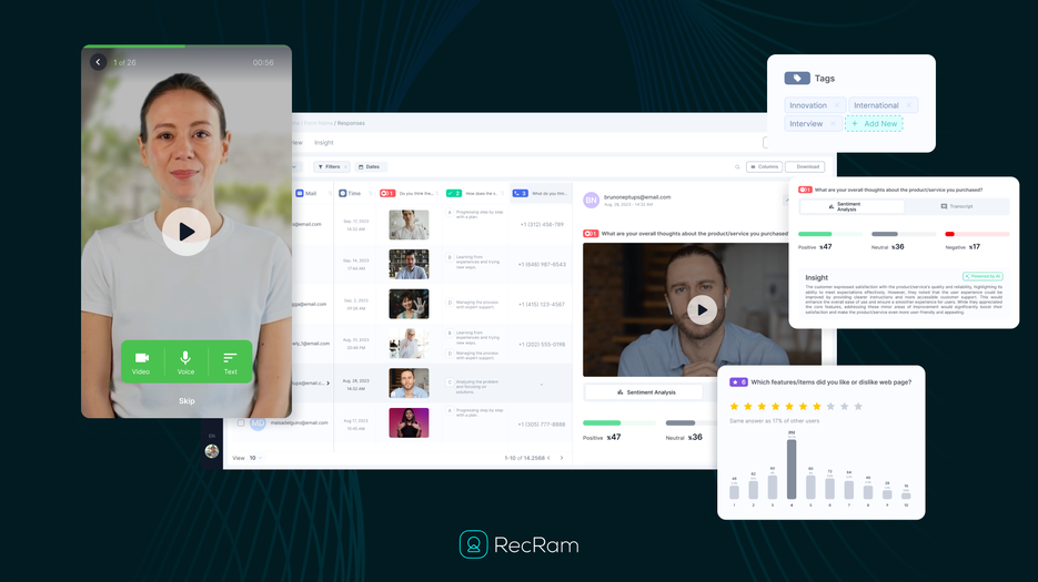 RecRam - Capture customer feedback on video | AppSumo
