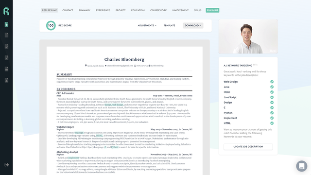 Rezi - Create resumes and cover letters with AI | AppSumo
