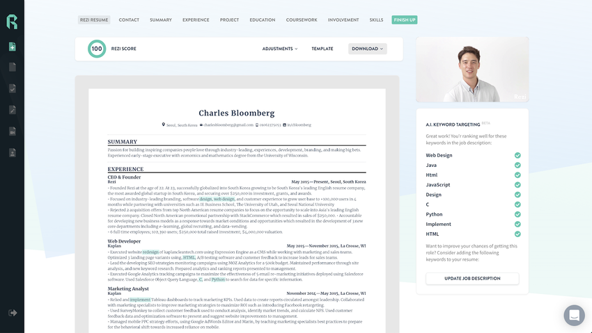 Rezi - Create resumes and cover letters with AI | AppSumo