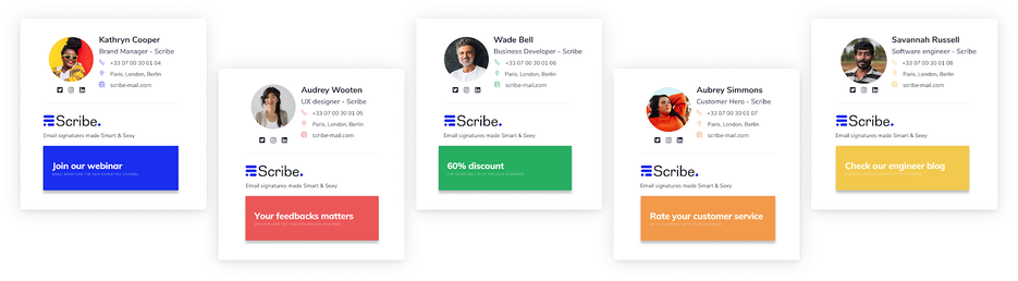 Scribe - Add branded CTAs to email signatures | AppSumo