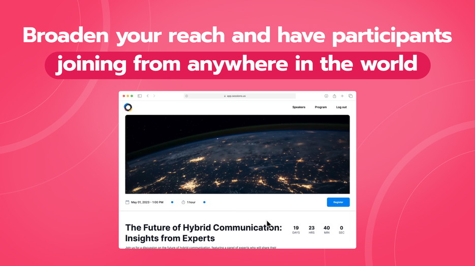 Sessions - Create immersive webinars & demos | AppSumo