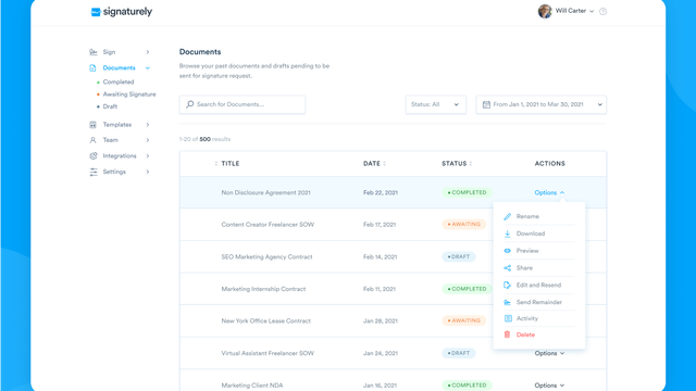 Signaturely - Create, sign, and store digital docs | AppSumo