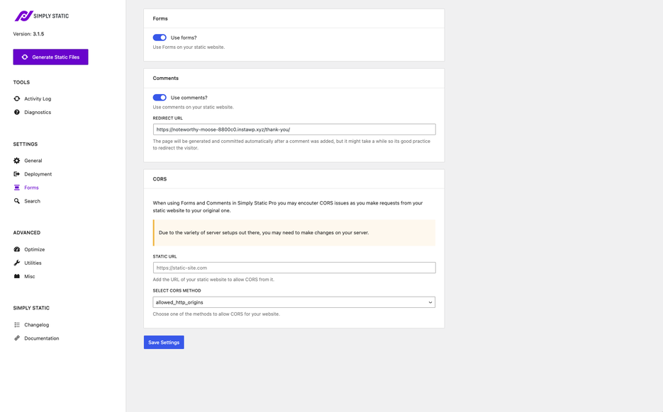 Simply Static Generate A Static Wordpress Site Appsumo