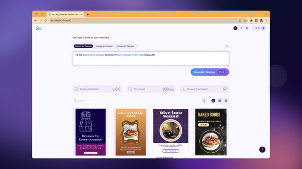 Sivi - Generate unique creative with AI | AppSumo