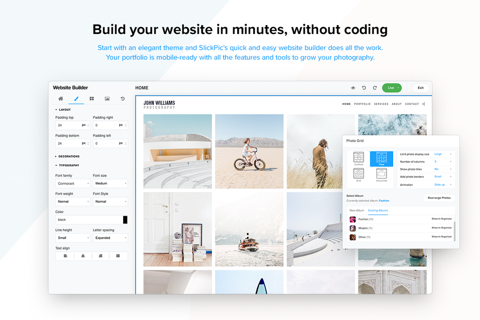 SlickPic - Create sleek visual portfolios | AppSumo