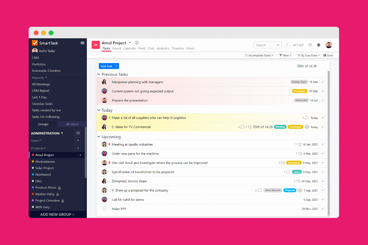 SmartTask - Manage projects and execute tasks | AppSumo