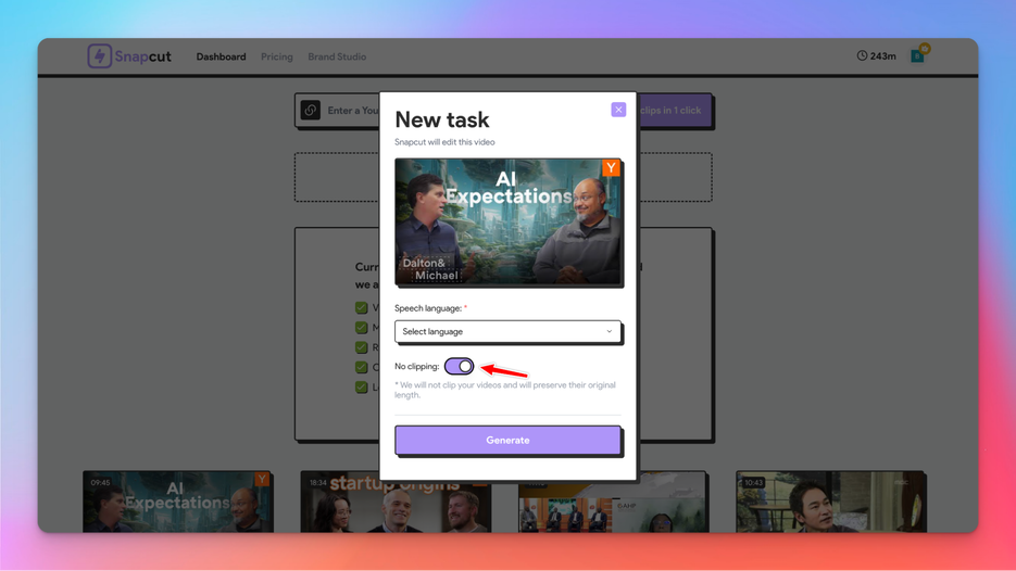 Snapcut - Create viral-worthy video clips in seconds | AppSumo