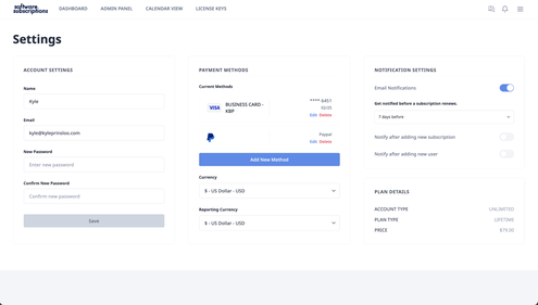 SoftwareSubscriptions - Plus Exclusive - Manage software & licenses ...