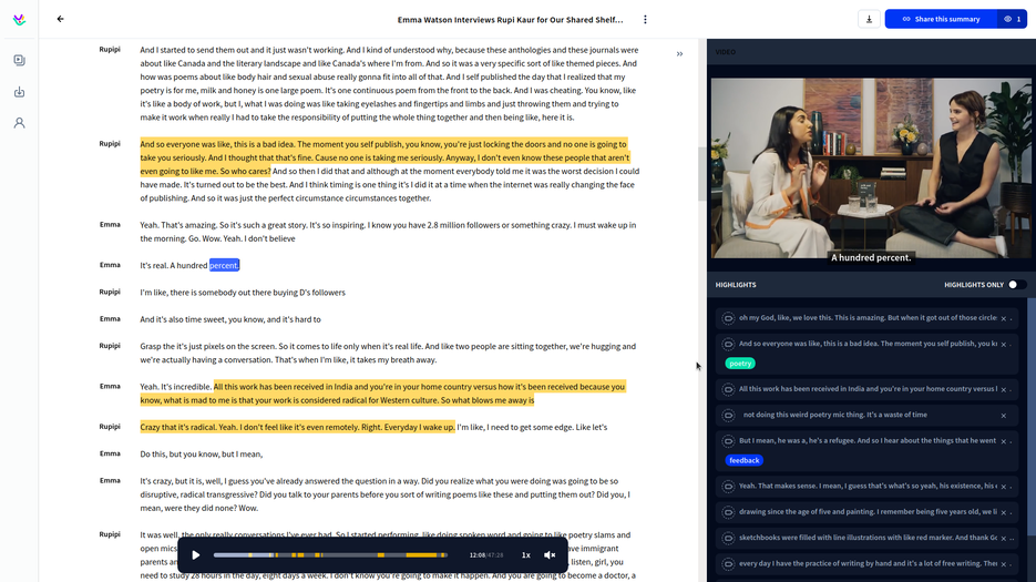Spoke - Record and transcribe video conversations | AppSumo