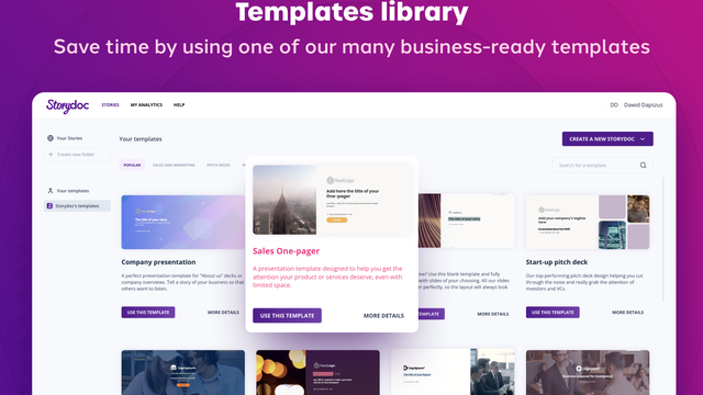 Storydoc - Create interactive storytelling decks | AppSumo