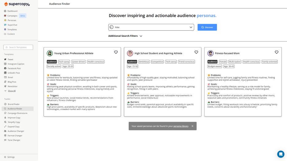 SuperCopy.ai - Generate persona-driven content | AppSumo