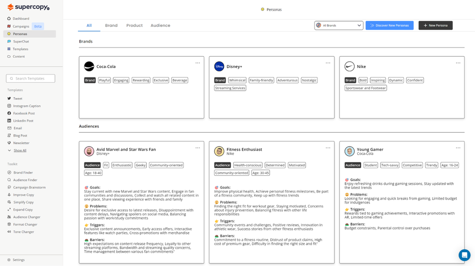 SuperCopy.ai - Generate persona-driven content | AppSumo