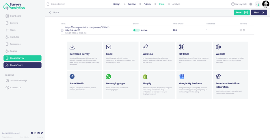 Surveyanalytica Build Personalized Surveys W Ai Appsumo