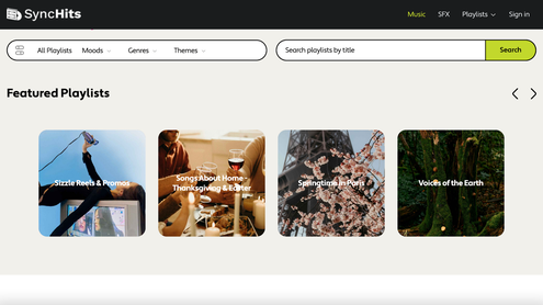SyncHits - Get professional music and SFX | AppSumo