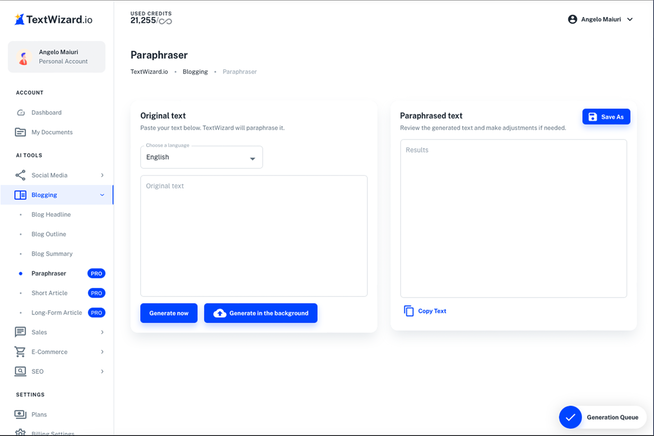 TextWizard - Generate high-converting copy | AppSumo